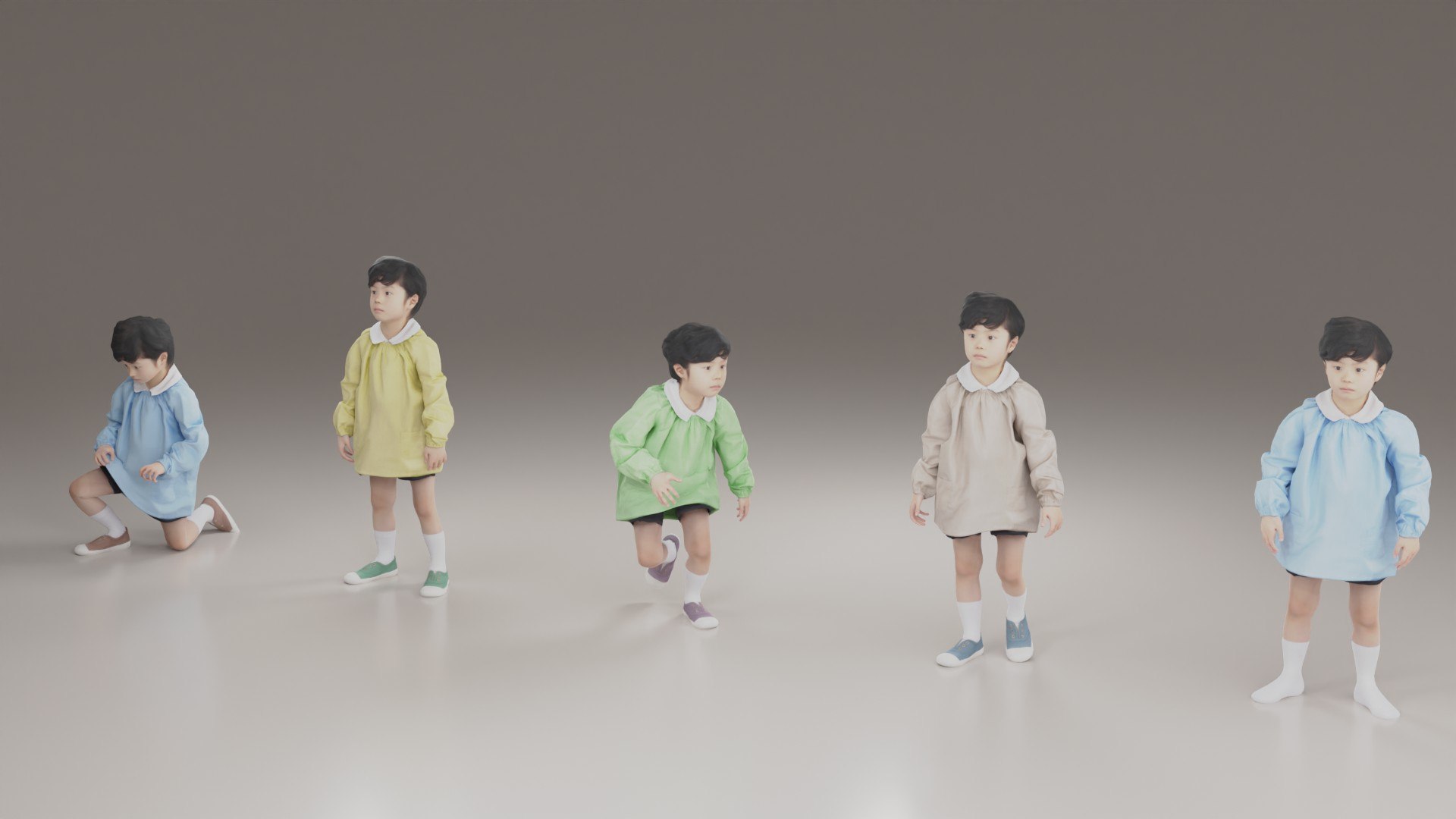 3D Asian Kindergarten Boy-225 Rui Model - TurboSquid 2151121