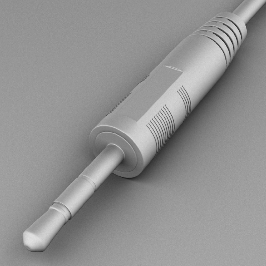 Stereo Headphones Jack 3d Model