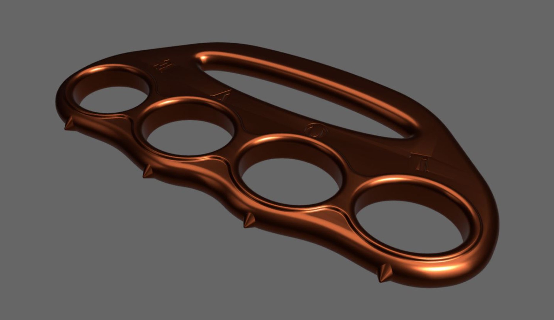 3D Brass Knuckles - TurboSquid 2335279