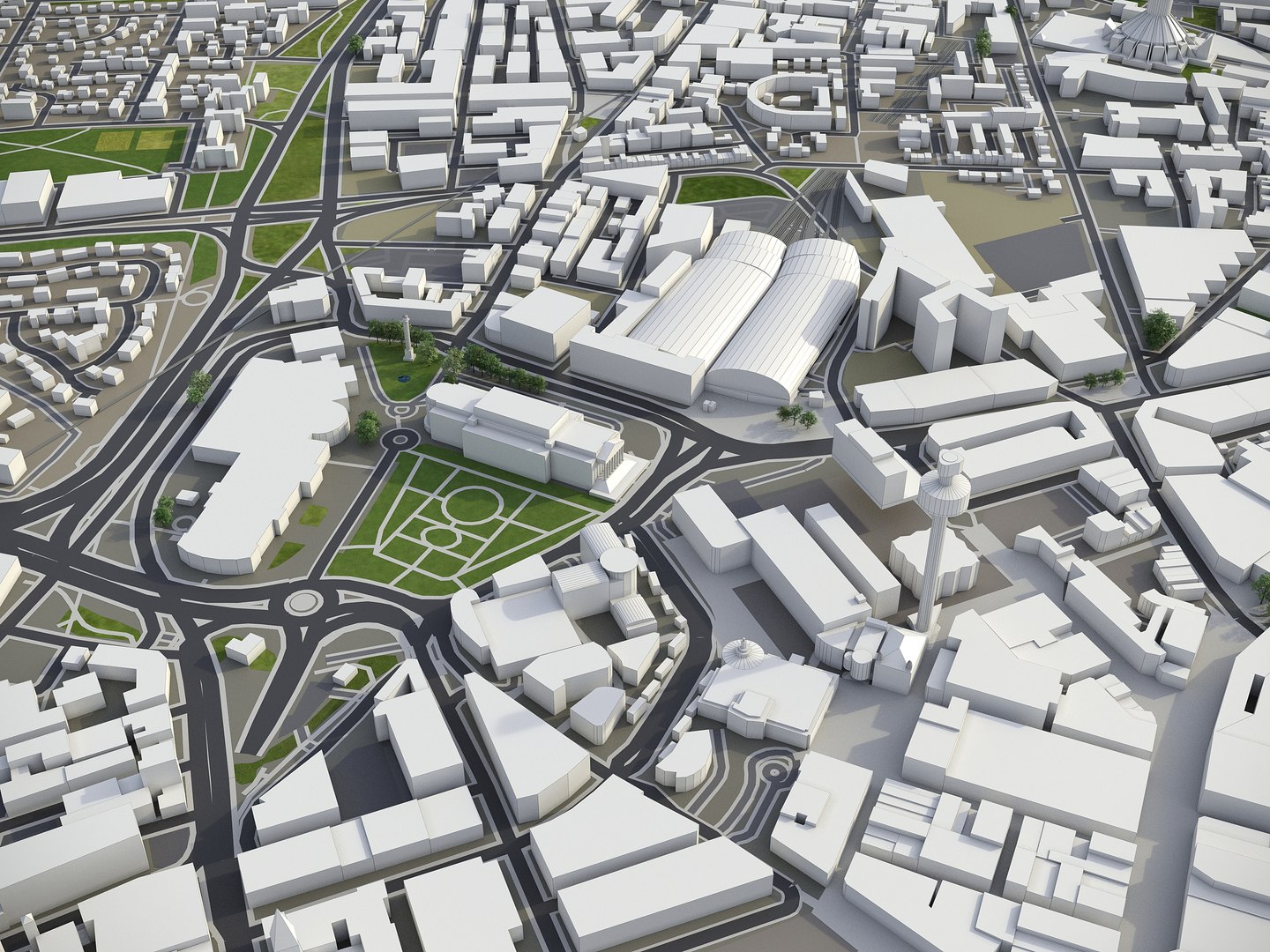 City Liverpool Surrounding - 3D Model - TurboSquid 1408878