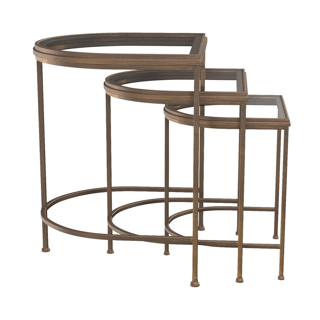 3D Model India Nesting Tables - TurboSquid 2062650