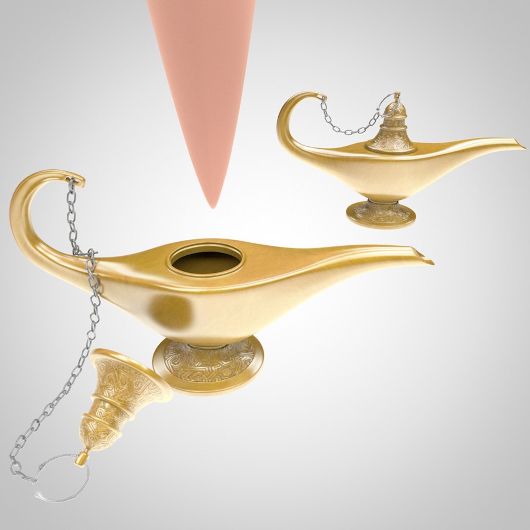 Djinn Lamp 3d Max