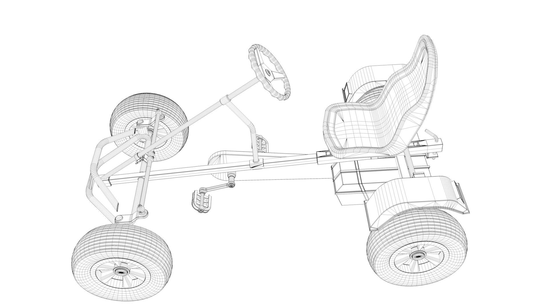 3D Go Kart Model - TurboSquid 2218291