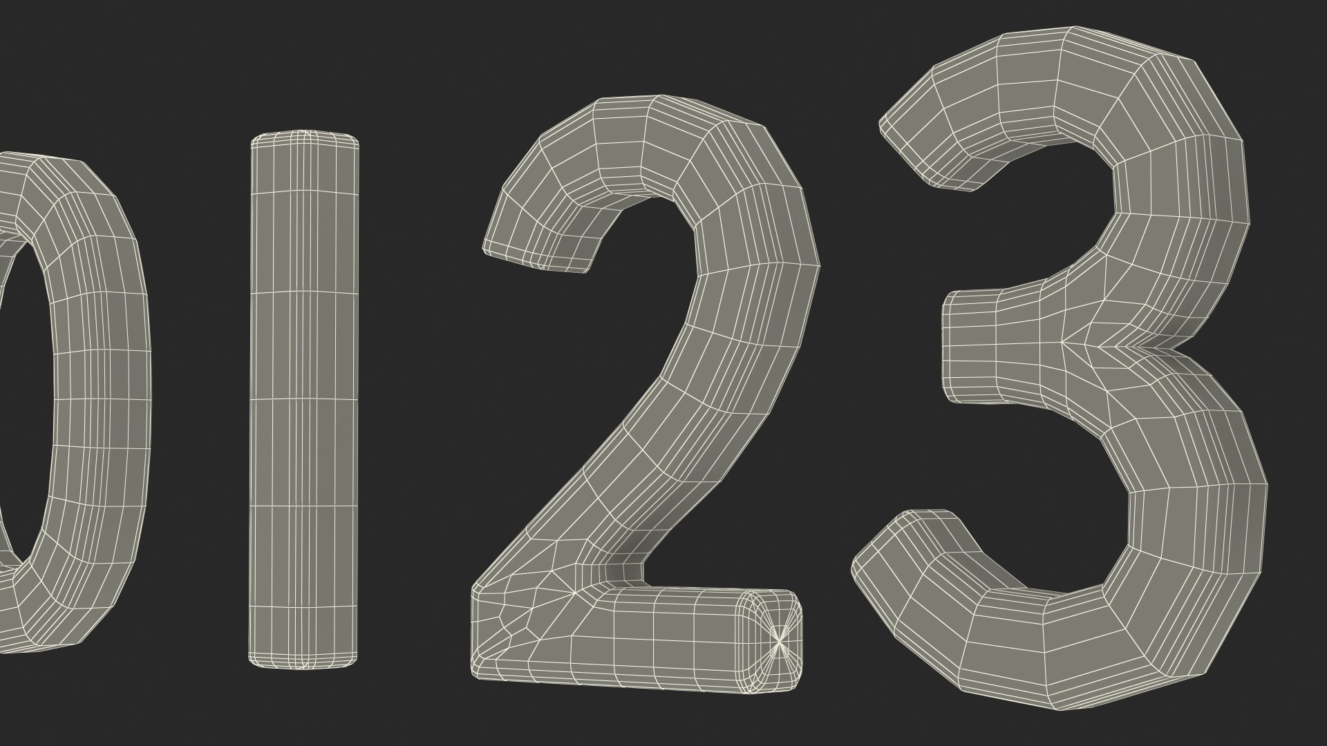 Plywood Numbers Set 3D - TurboSquid 1774132