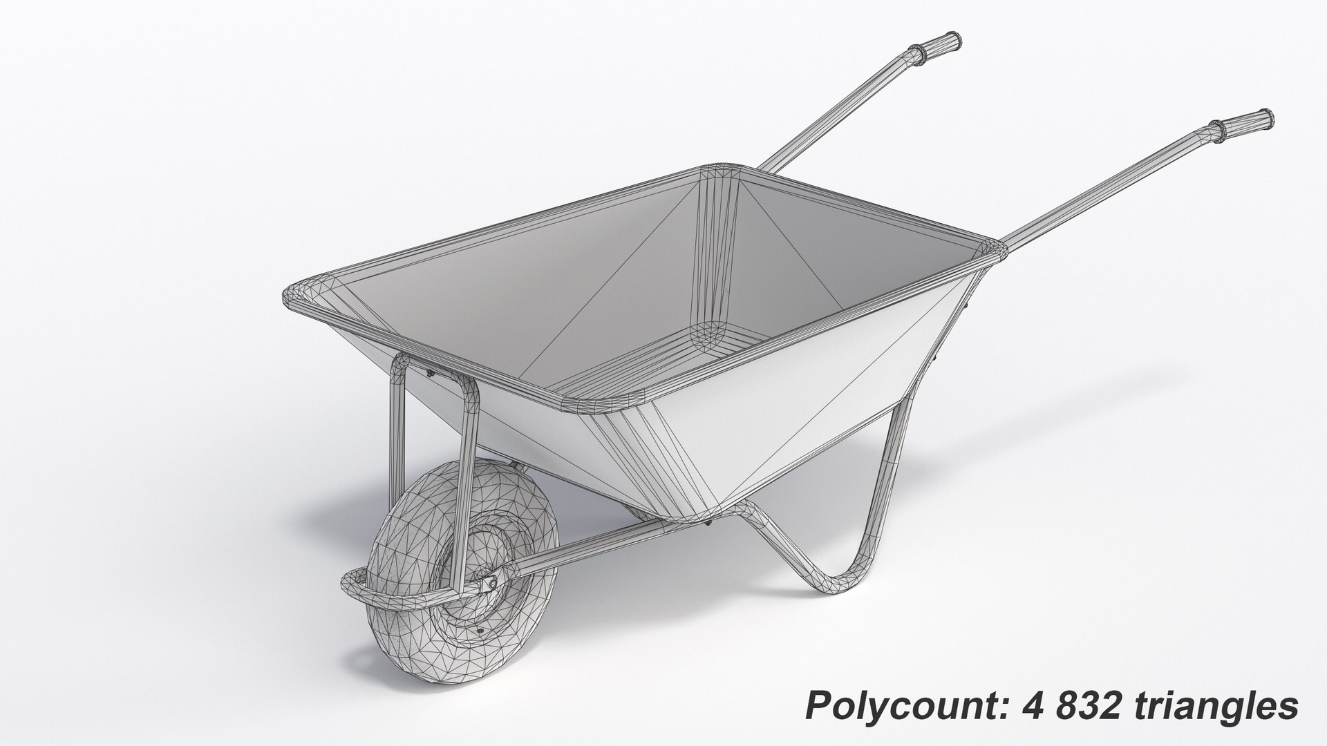 3D Wheelbarrow Low-poly 3D Model - TurboSquid 2191308