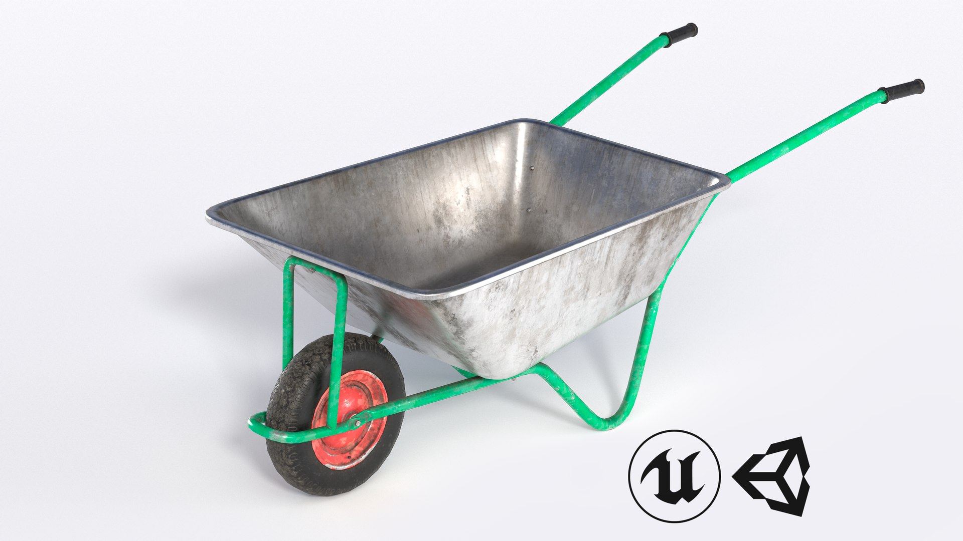 3D Wheelbarrow Low-poly 3D Model - TurboSquid 2191308