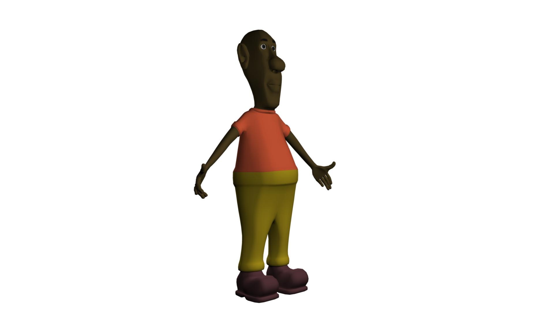 3D Character Black Man Model - TurboSquid 1635042