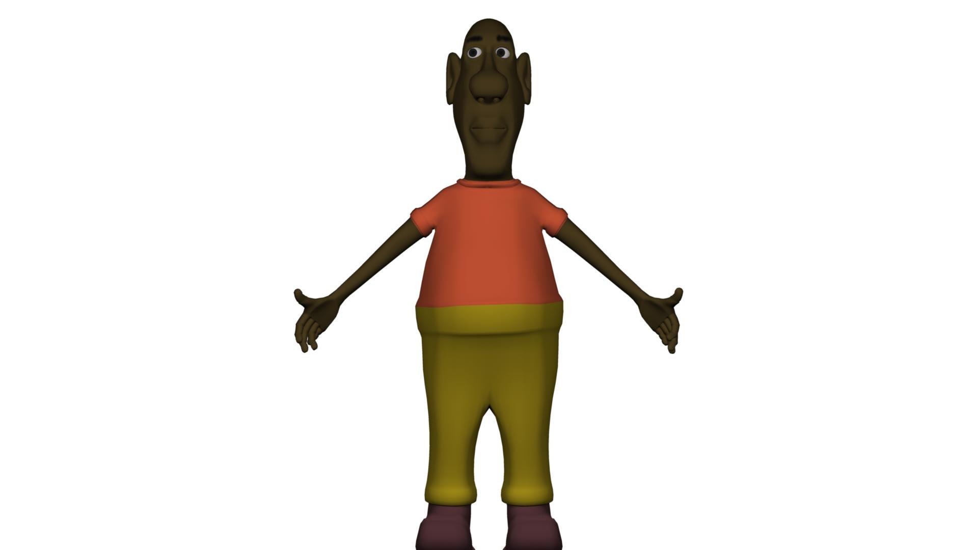 3D Character Black Man Model - TurboSquid 1635042
