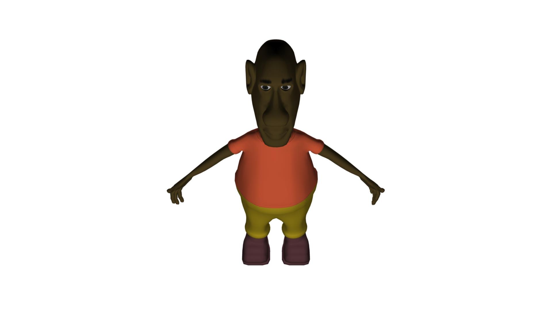 3D Character Black Man Model - TurboSquid 1635042