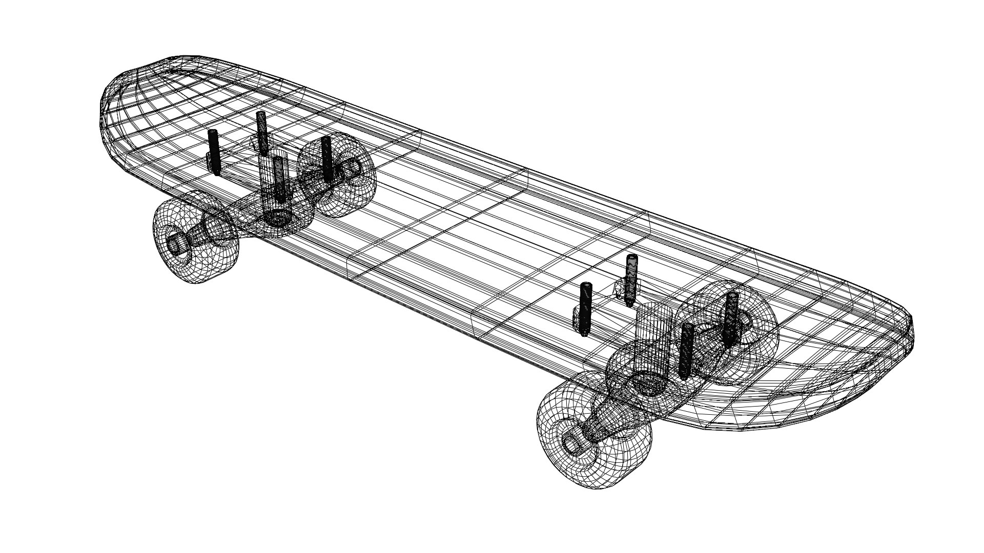 Skateboard 3D Model - TurboSquid 1945590