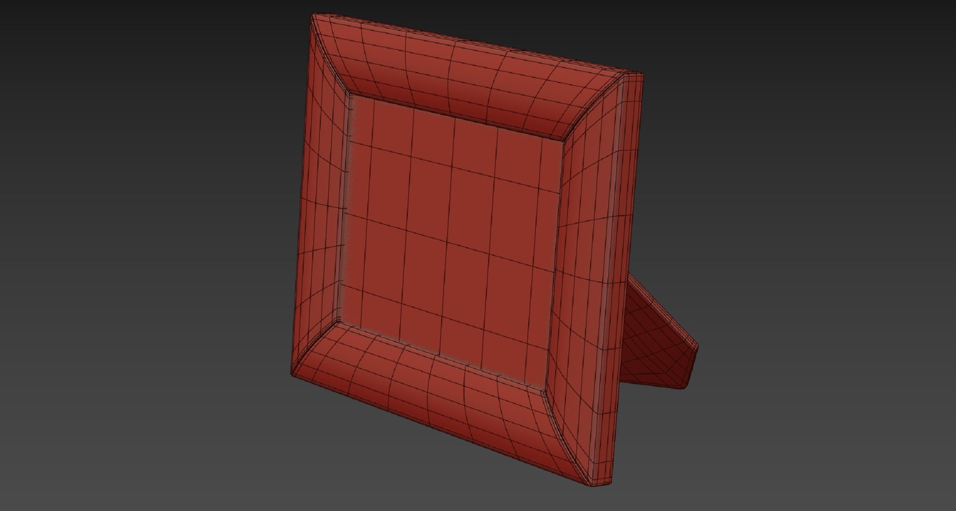 3D Red Picture Frame model - TurboSquid 1876799