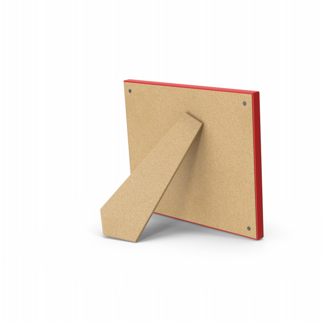 3D Red Picture Frame model - TurboSquid 1876799