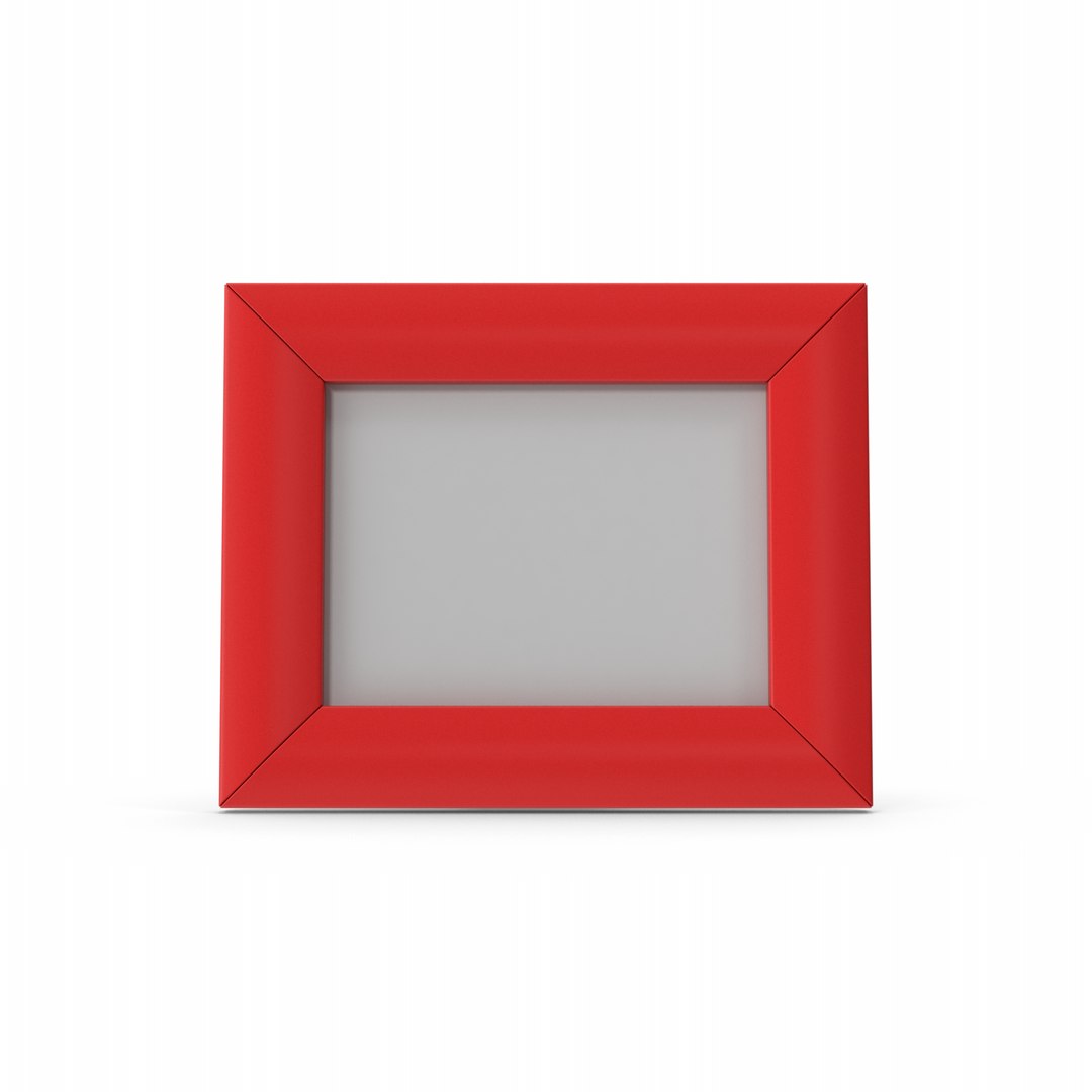 3D Red Picture Frame model - TurboSquid 1876799