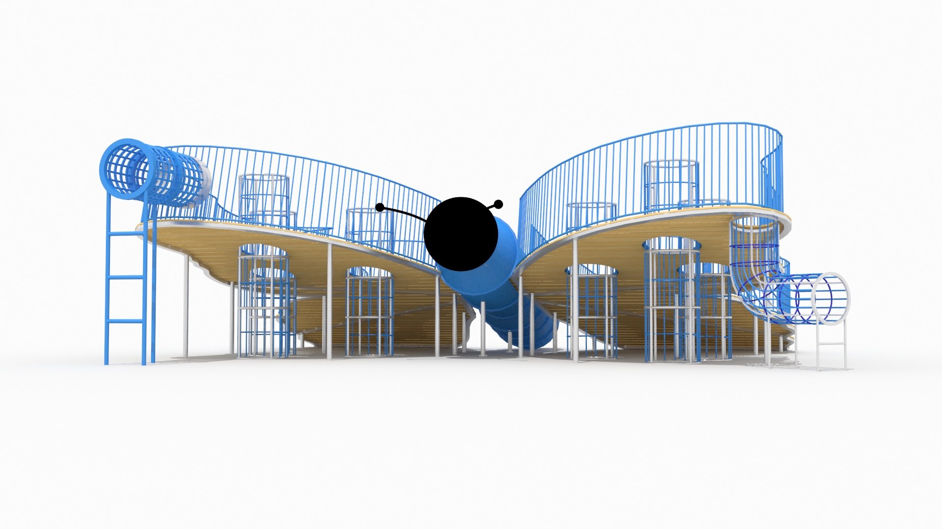 3D model Butterfly Playground - TurboSquid 2116640