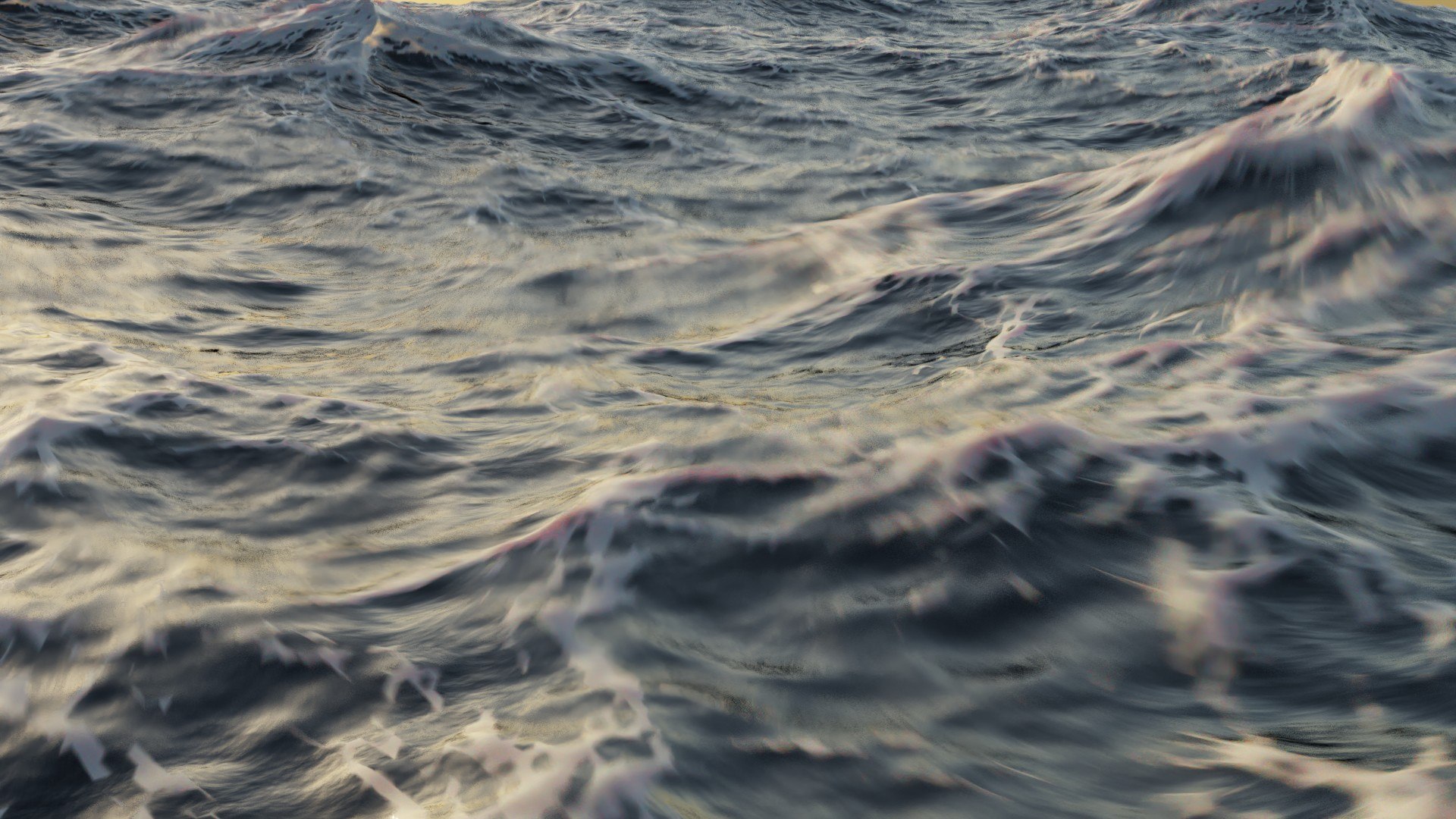 Animated Ocean Surface Model - TurboSquid 1792275