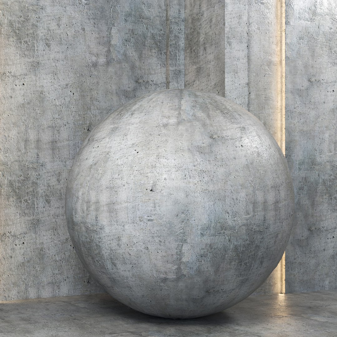 Smooth Concrete Wall Floor Vol 15 - 4K PBR Seamless 3D Model - TurboSquid 2370125