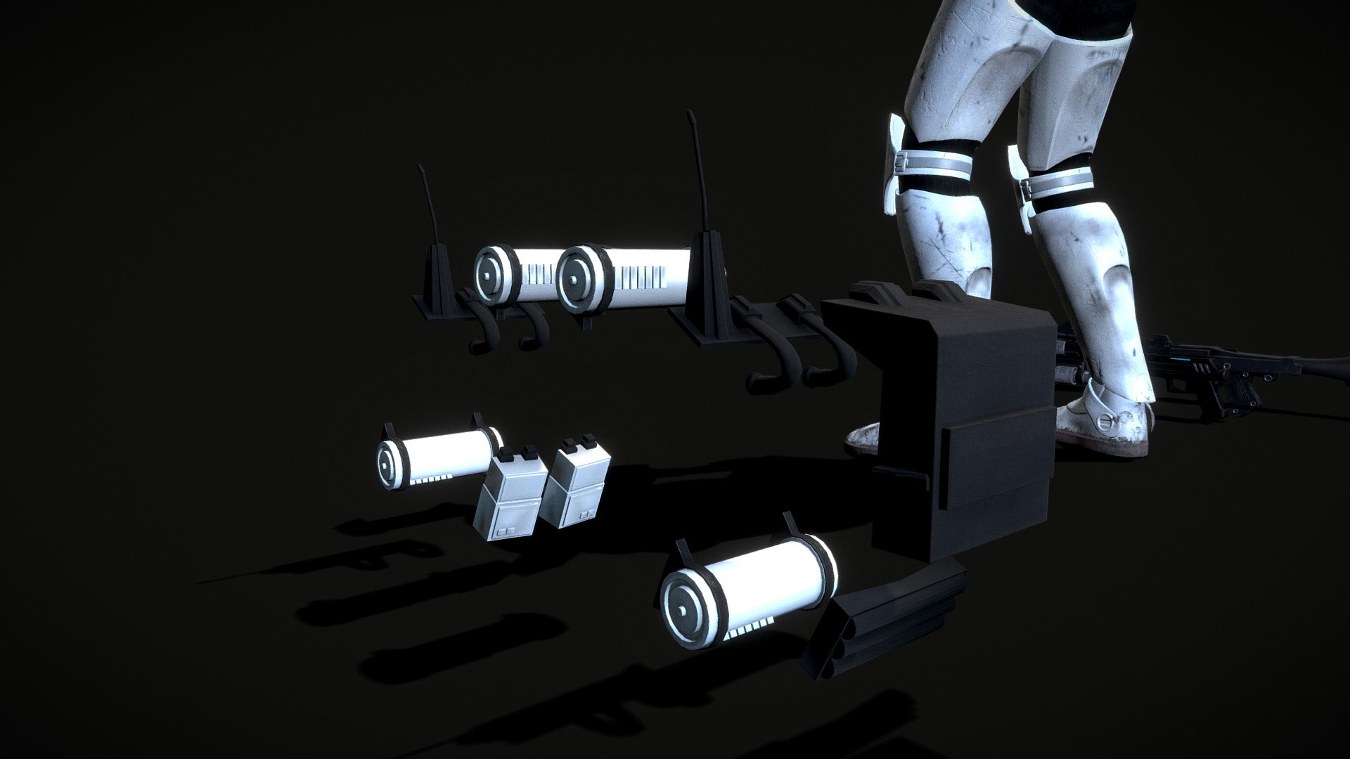 3D Model Basic Clone Trooper Phase 2 Standard - TurboSquid 1817460