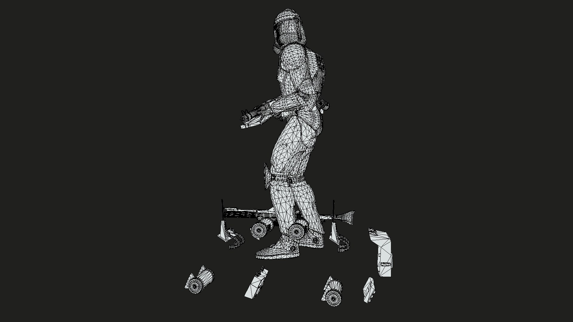 3D Model Basic Clone Trooper Phase 2 Standard - TurboSquid 1817460