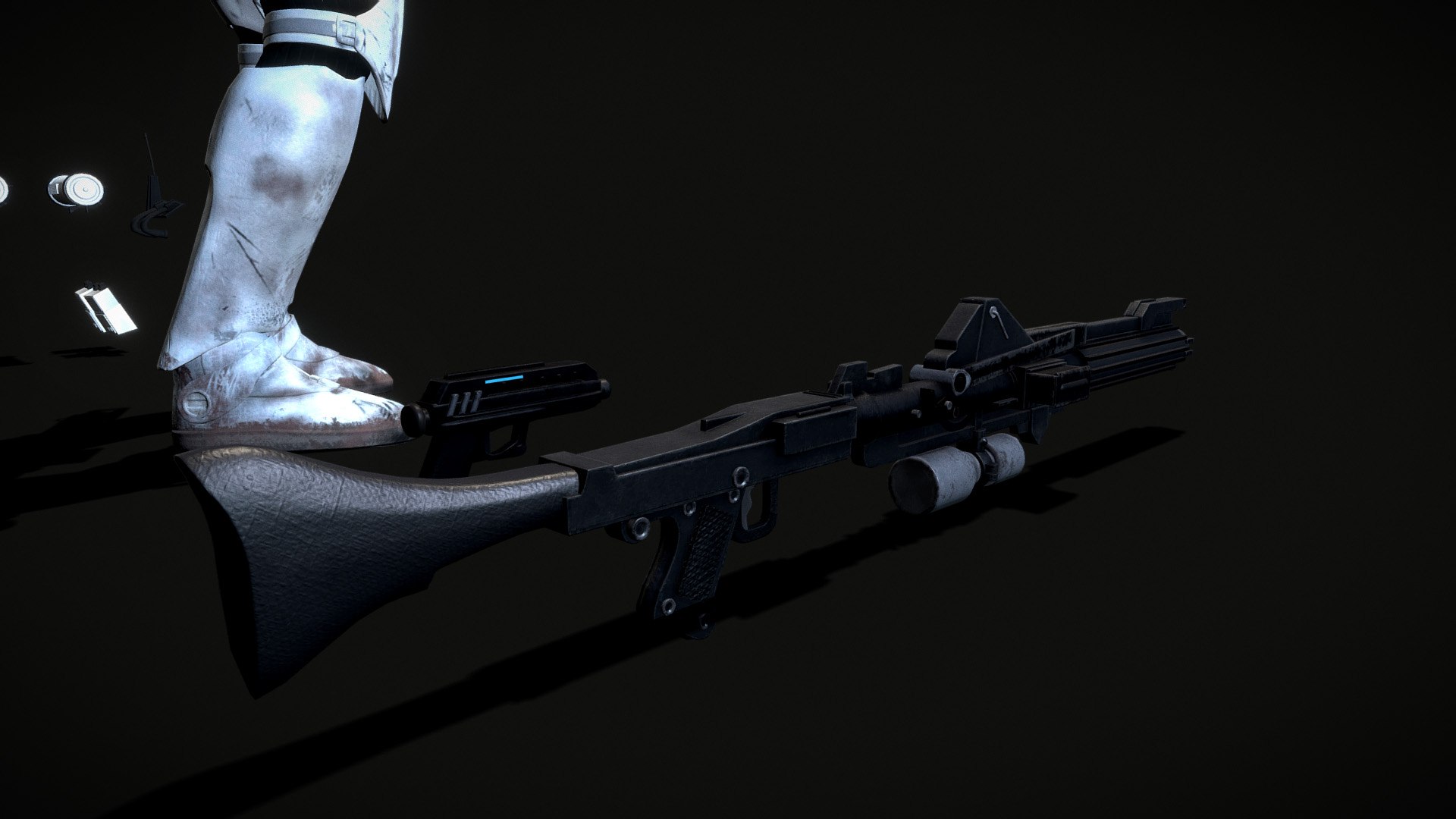 3D Model Basic Clone Trooper Phase 2 Standard - TurboSquid 1817460