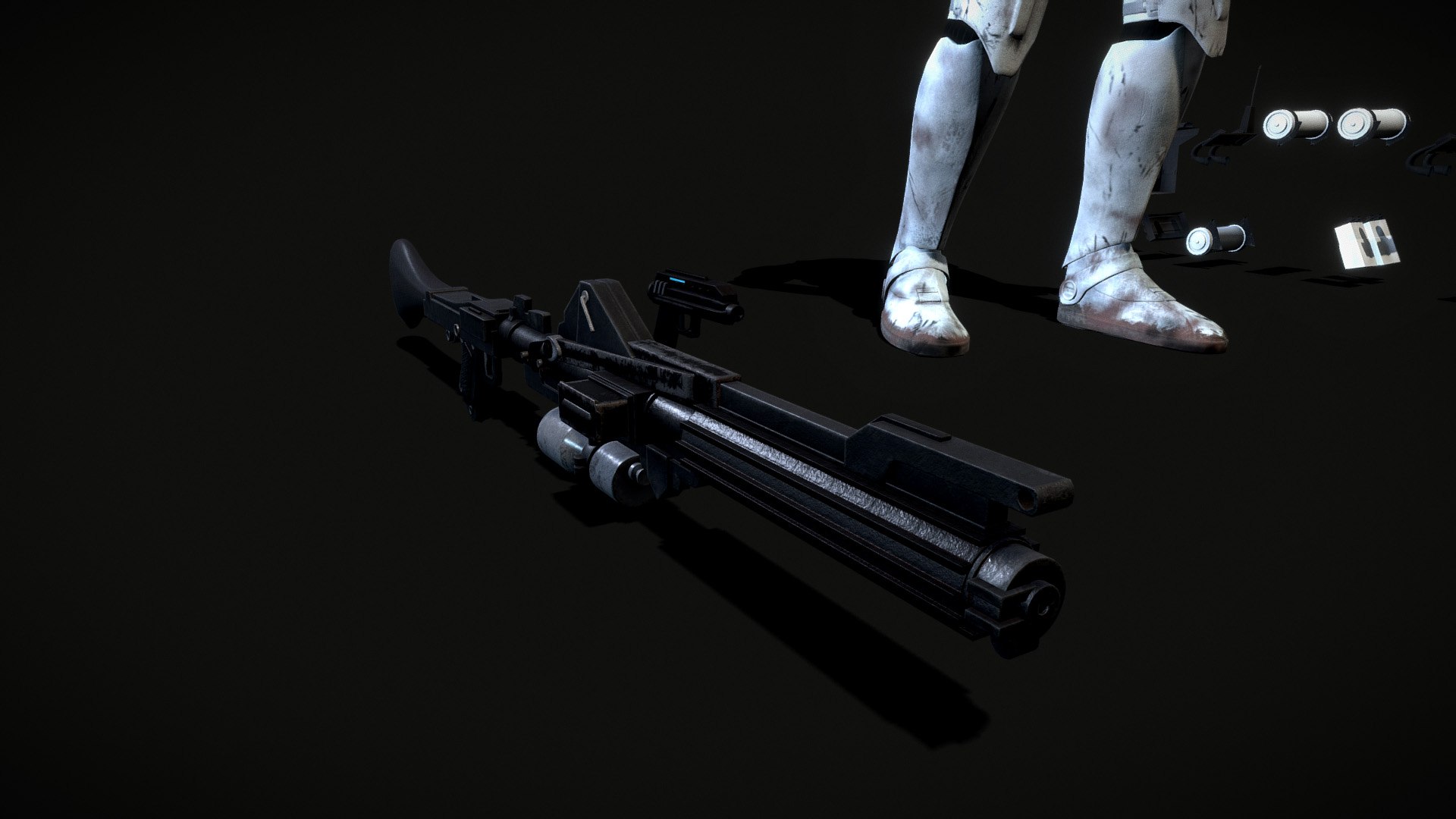 3D Model Basic Clone Trooper Phase 2 Standard - TurboSquid 1817460