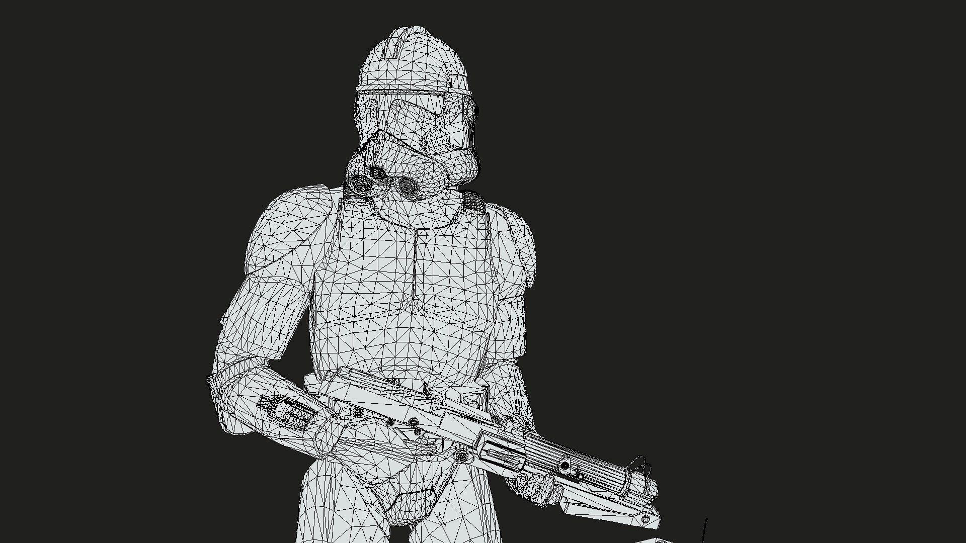 3D Model Basic Clone Trooper Phase 2 Standard - TurboSquid 1817460