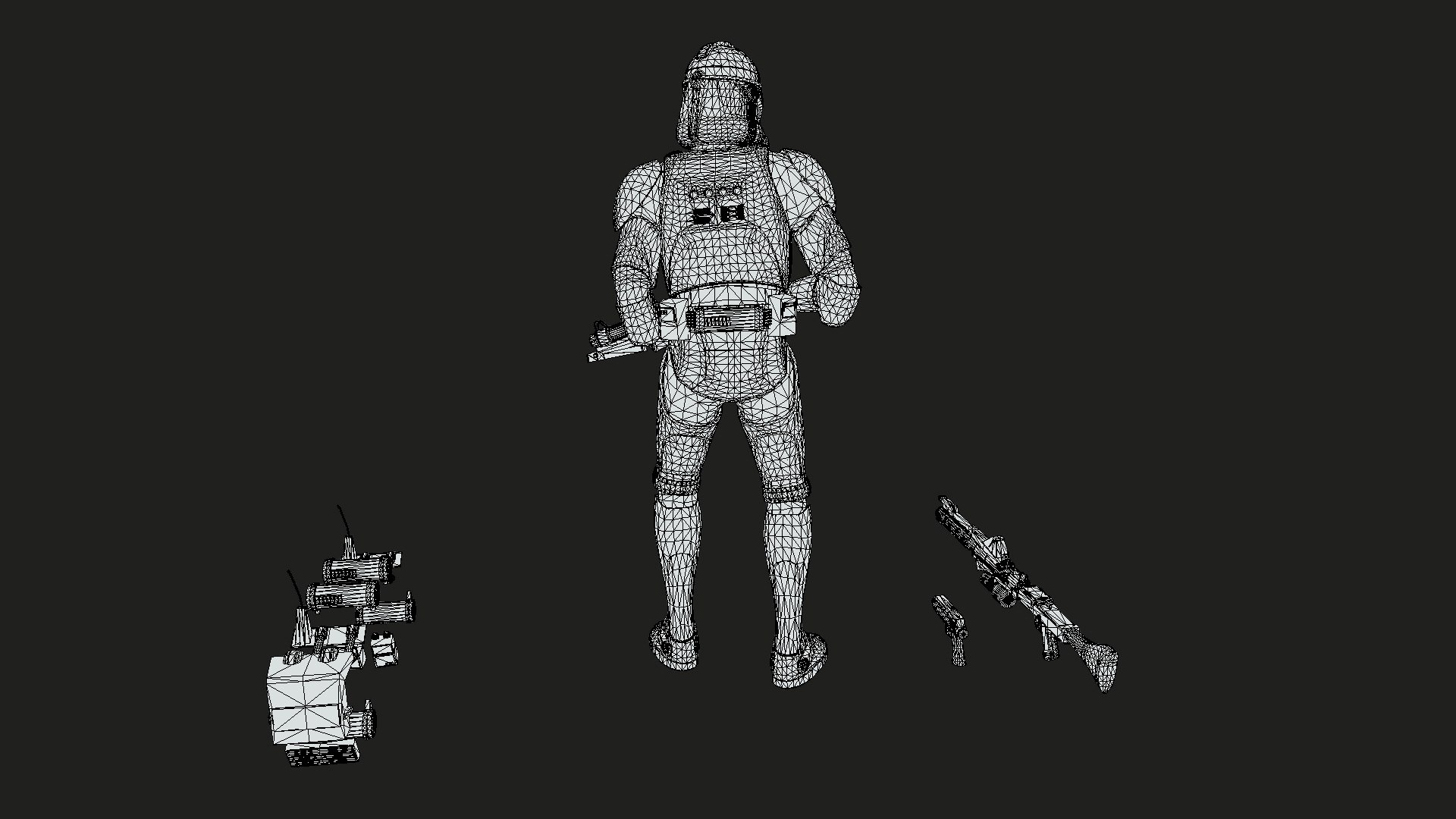 3D Model Basic Clone Trooper Phase 2 Standard - TurboSquid 1817460