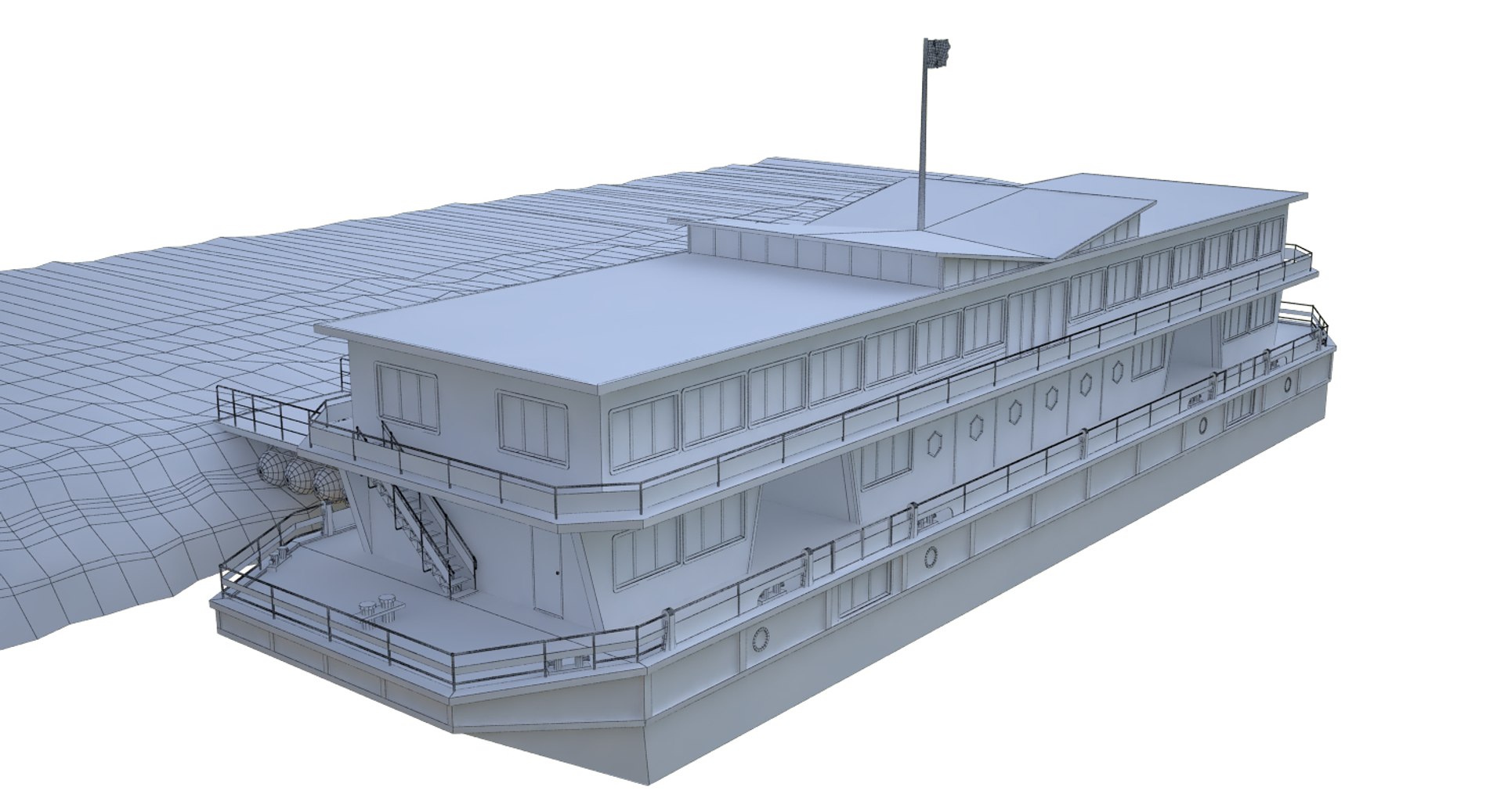 3d Model Of Landing Stage