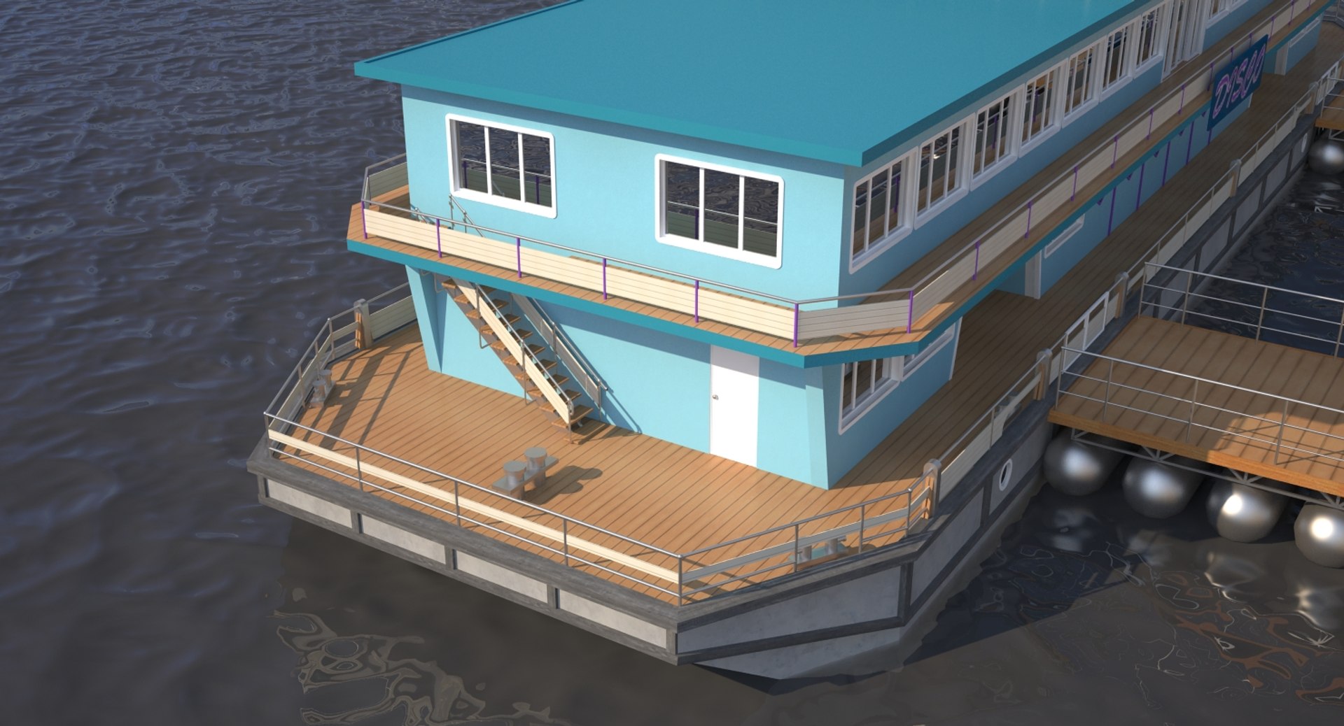 3d Model Of Landing Stage