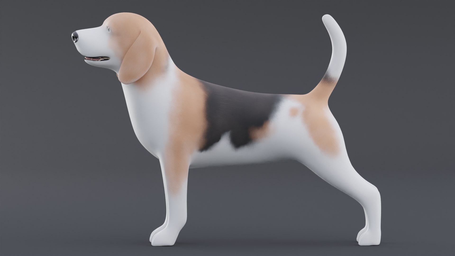 Dog Beagle Low Poly Model Game AR VR 3D - TurboSquid 1762396