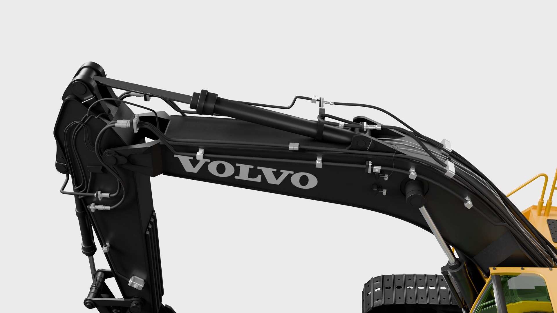 Tracked Excavator Volvo EC380 EC380El EC380E Model - TurboSquid 2392685