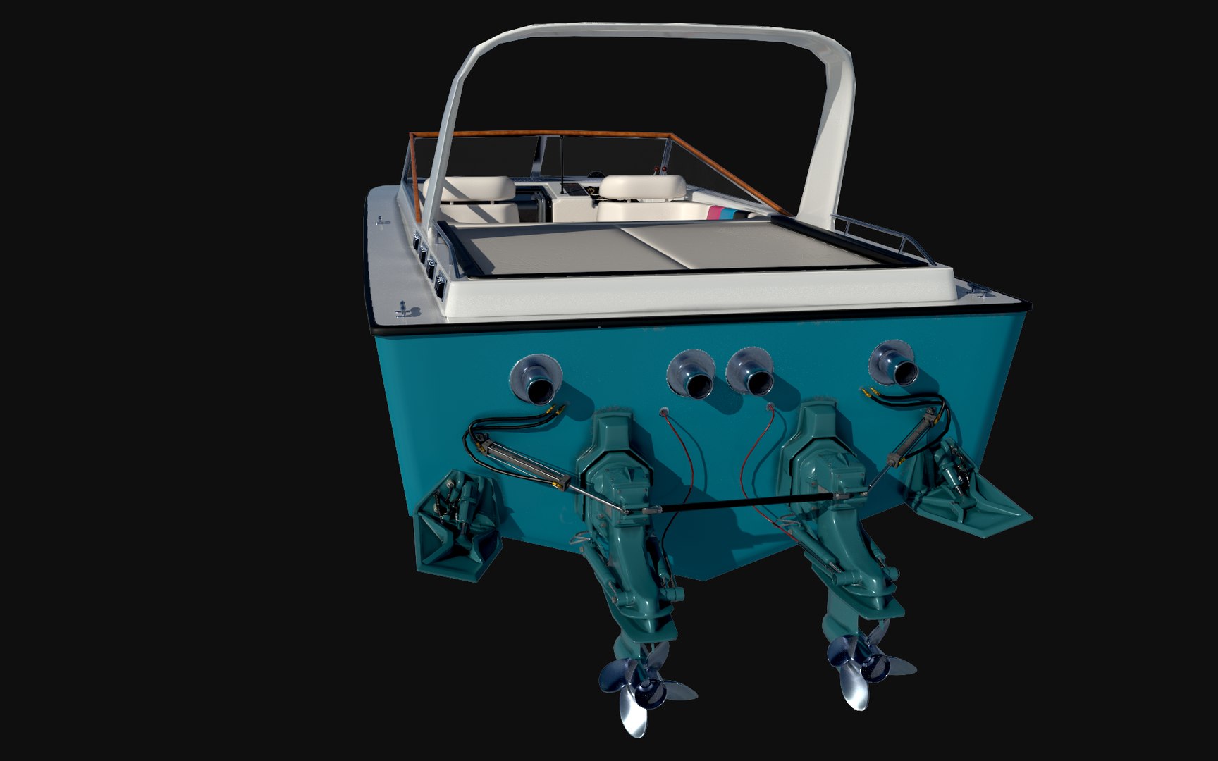 Miami Vice PowerBoat - 1985 Chris Craft Stinger 390X 3D - TurboSquid ...