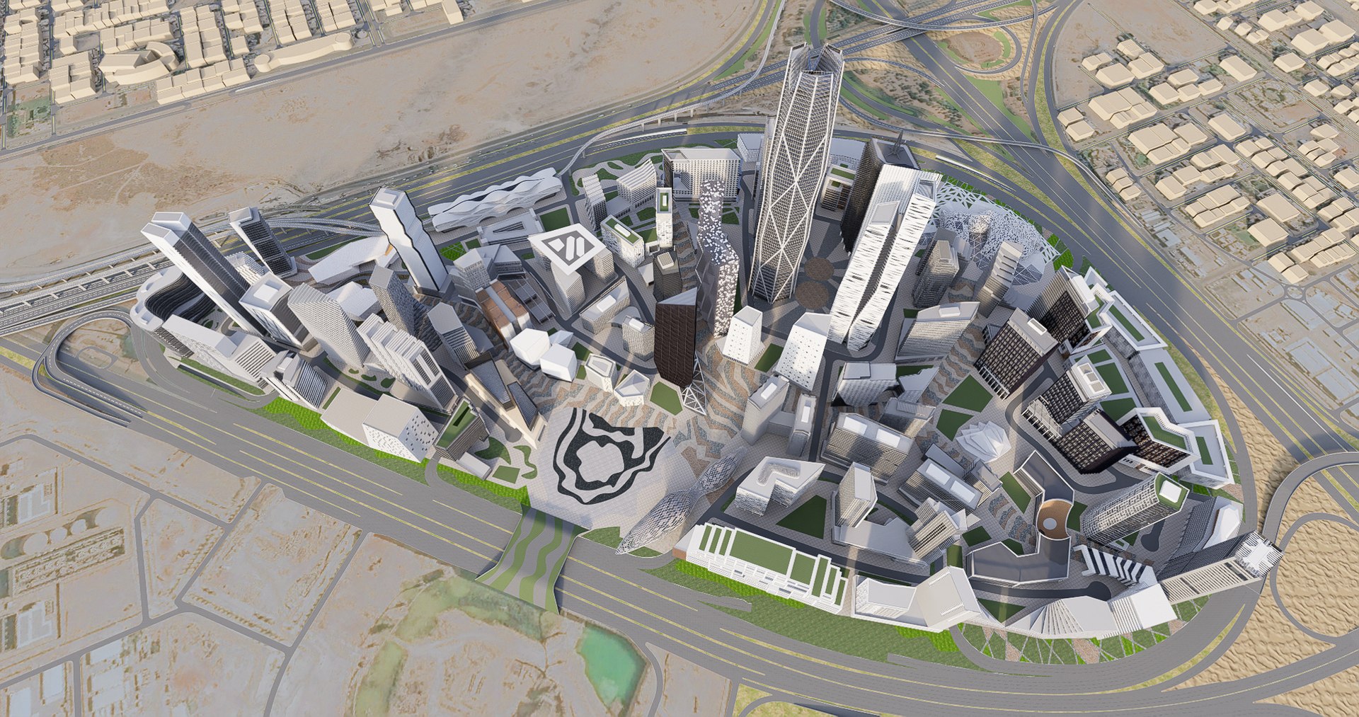 modelo 3d Riyadh 3d model - TurboSquid 2052814