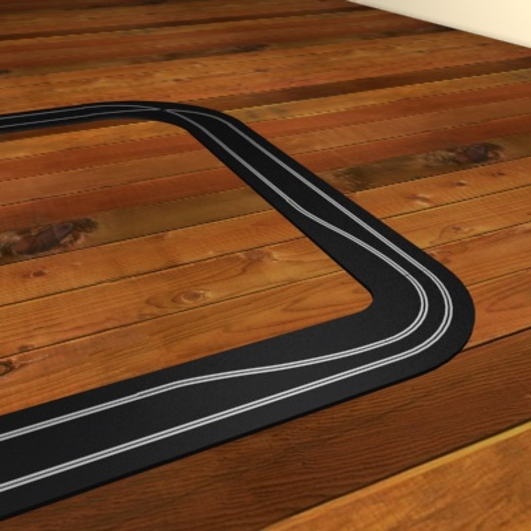 3d Model Scalextric Car Track