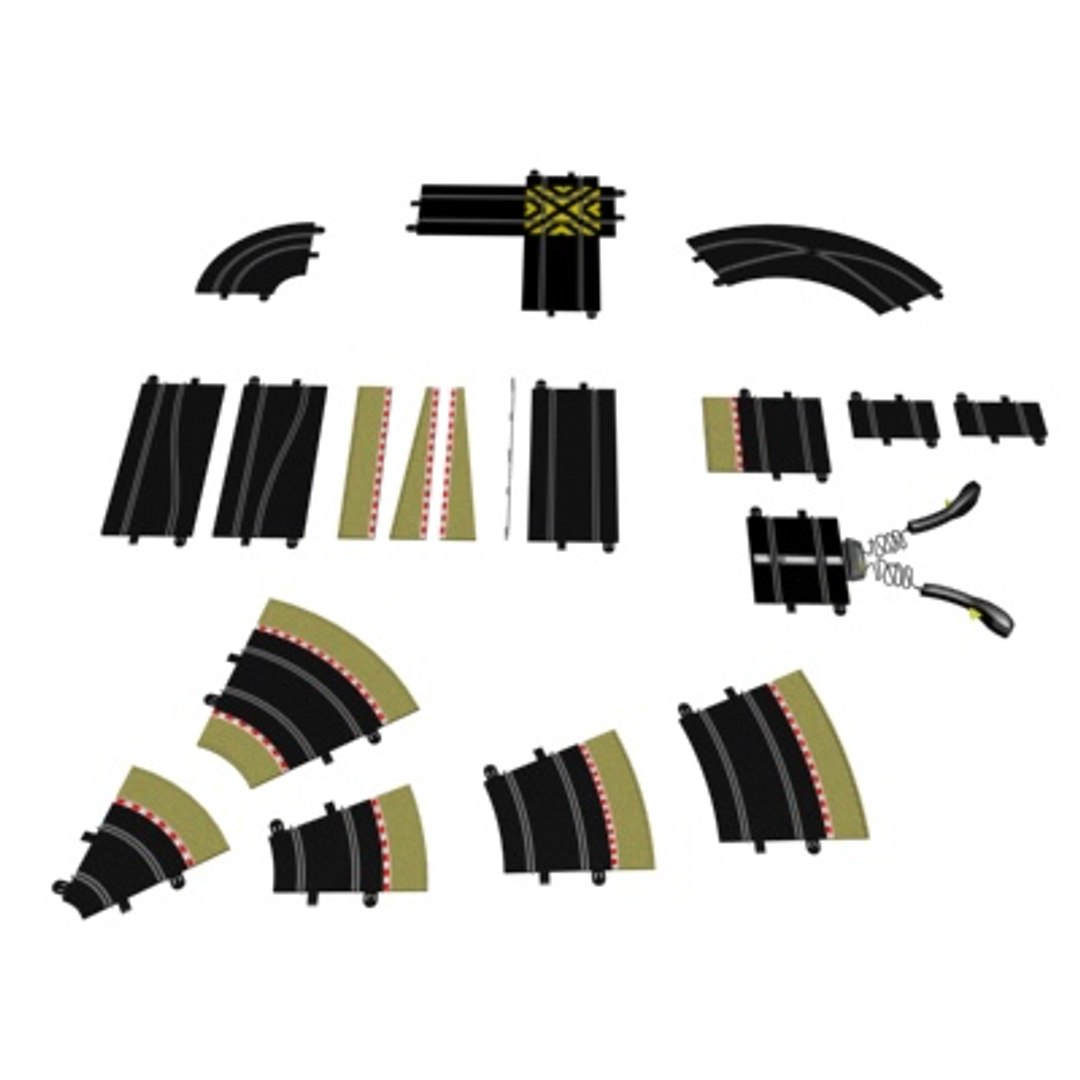 3d Model Scalextric Car Track