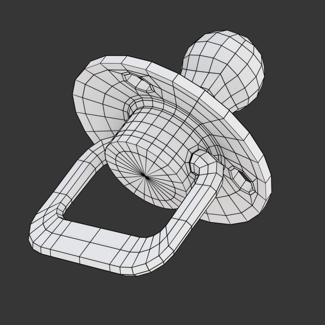 3D pacifier - TurboSquid 1401814