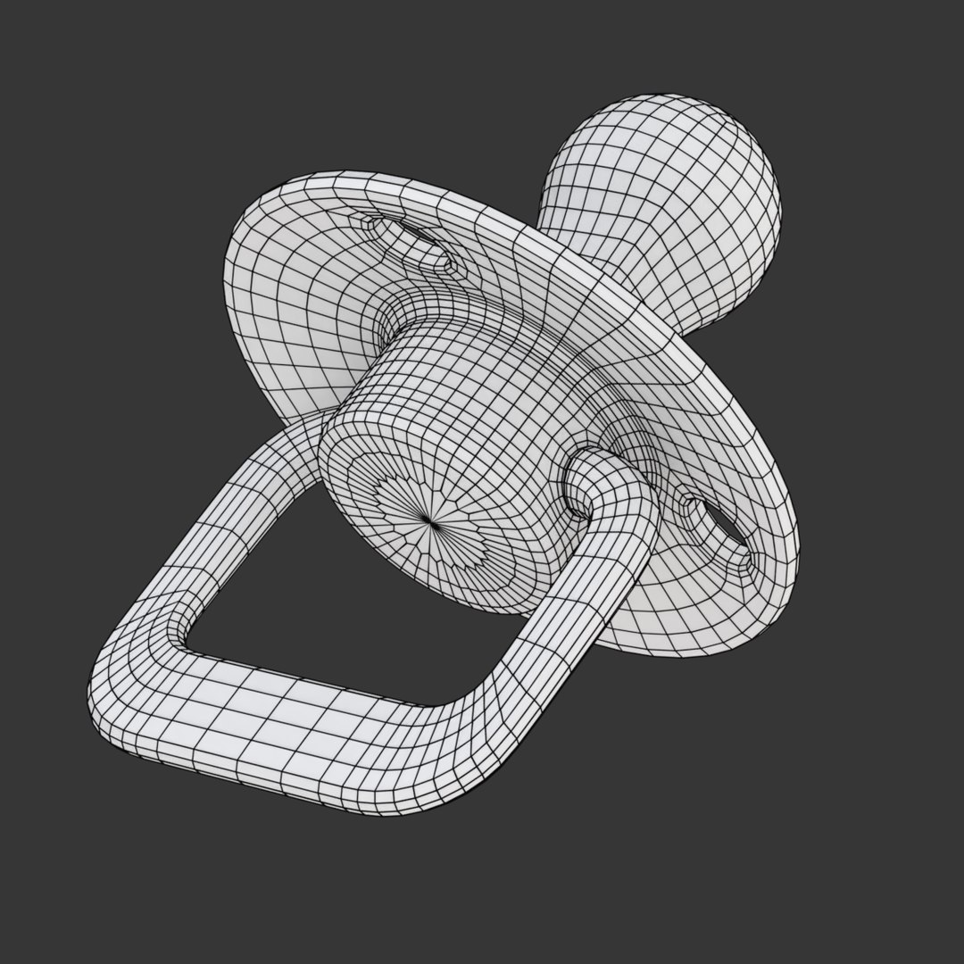 3D pacifier - TurboSquid 1401814