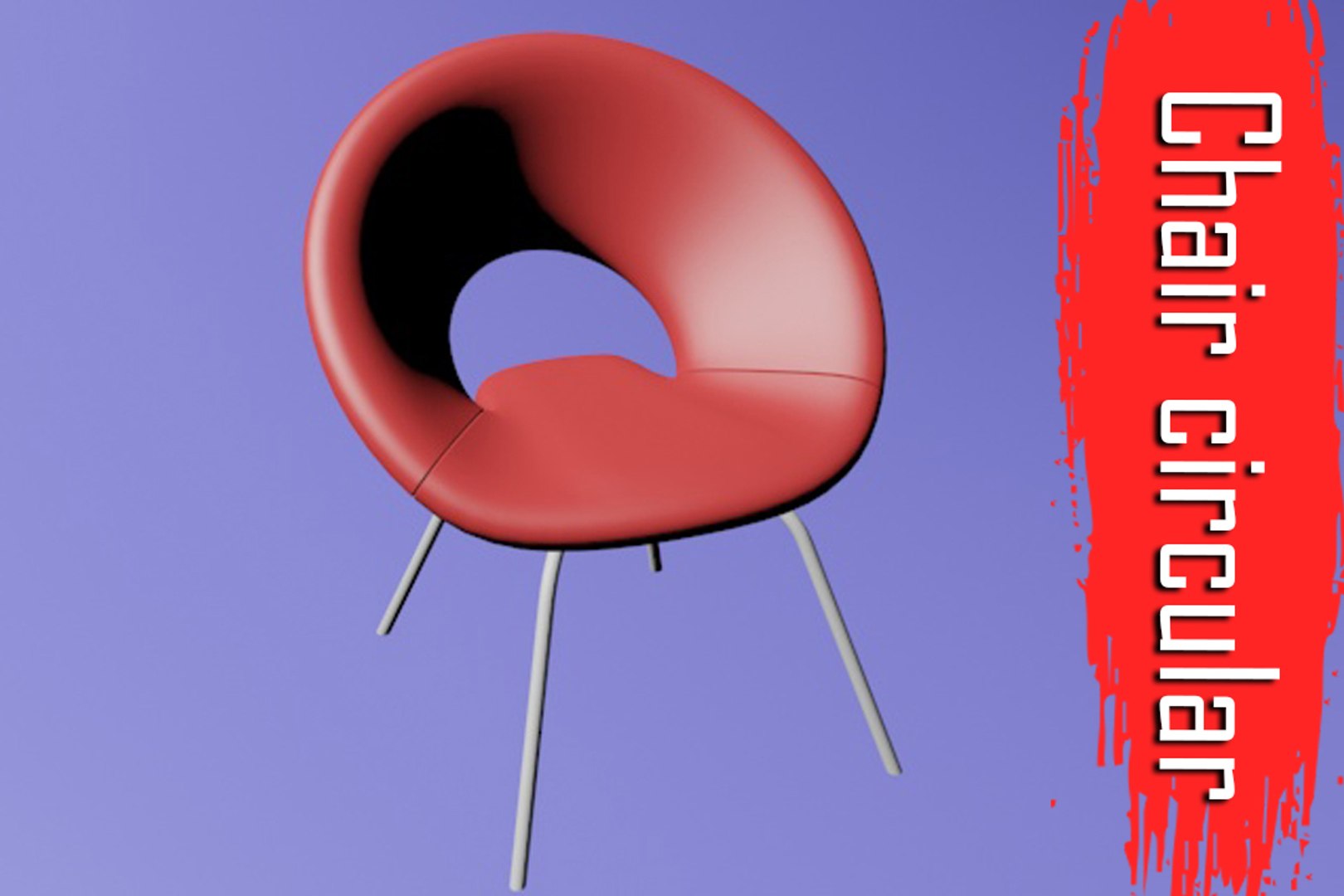 3D Model Circular Chair - TurboSquid 1210757