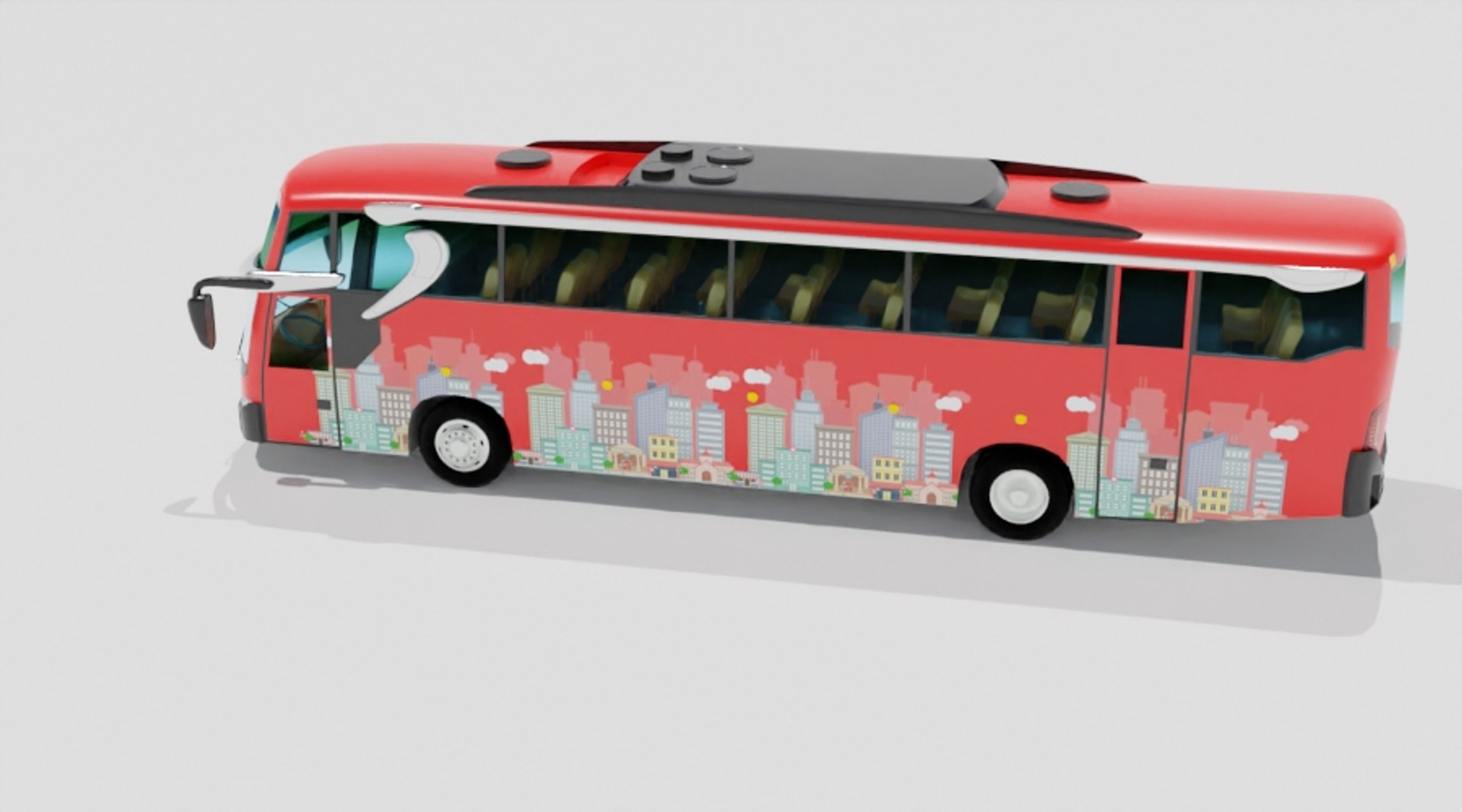 3D Travel Bus realistic 3 2 2 - TurboSquid 2072780