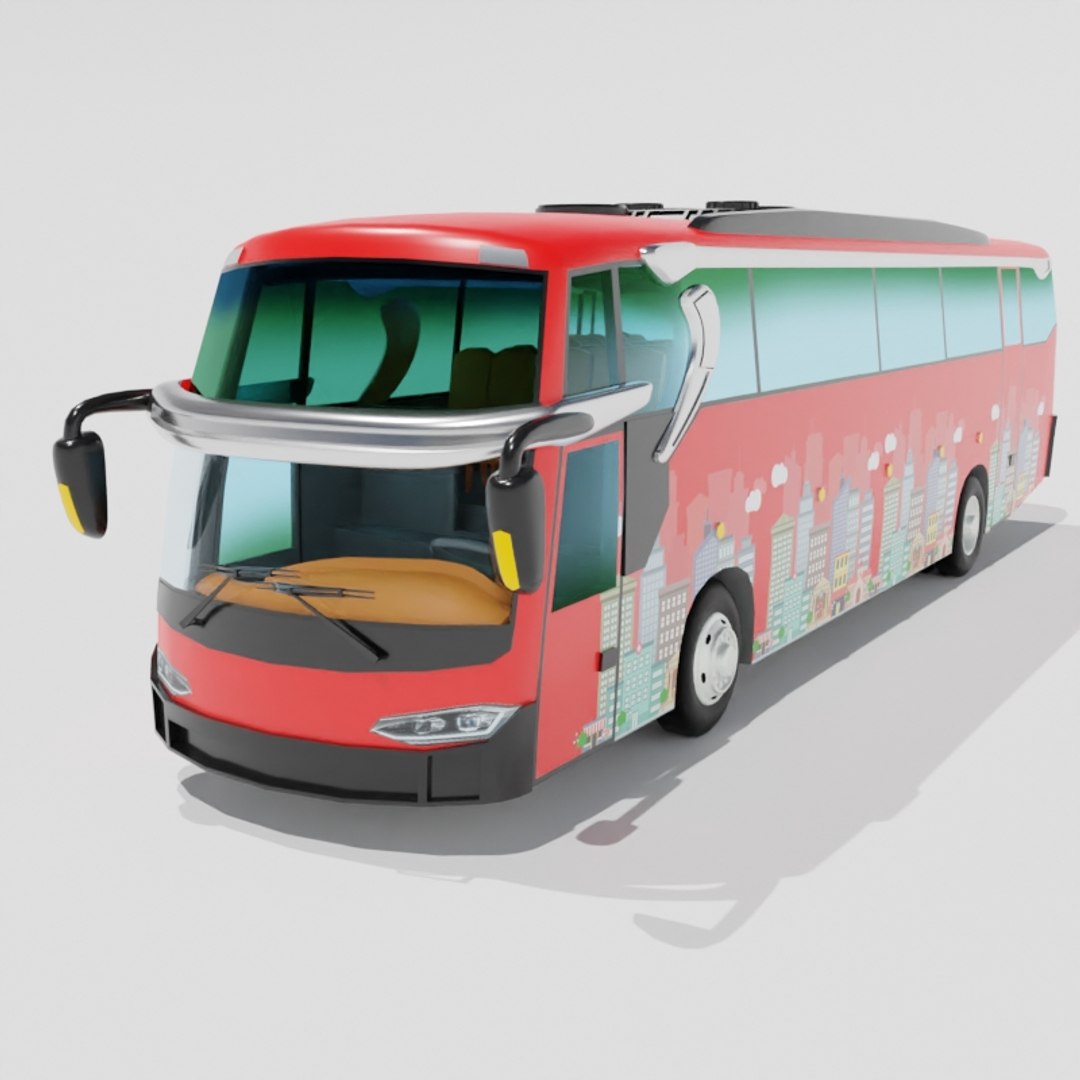 3D Travel Bus realistic 3 2 2 - TurboSquid 2072780