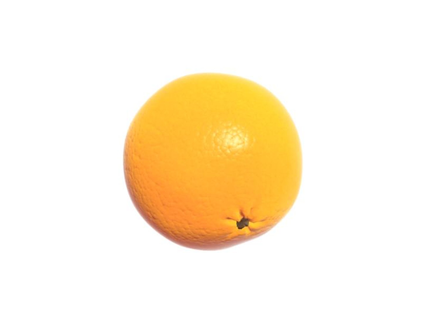 photo-realistic orange 3d model