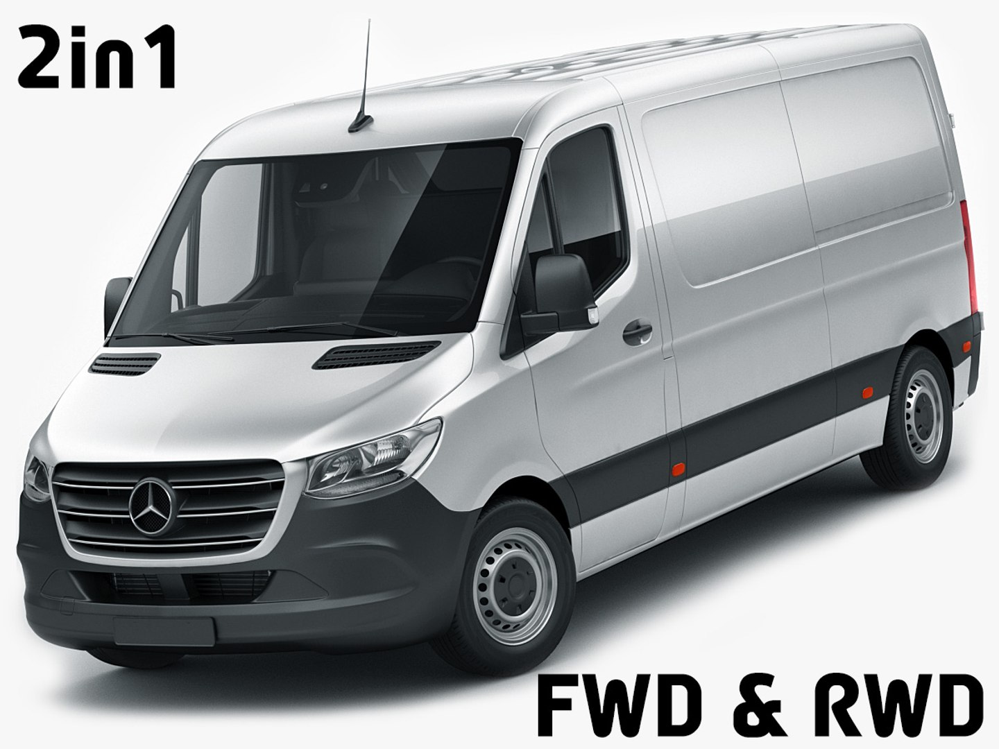 Mercedes sprinter 2018 standard 3D - TurboSquid 1266020