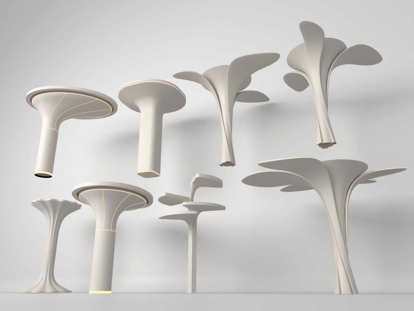 Decorative Columns Column Designs Creative Columns Interior Columns 3D ...