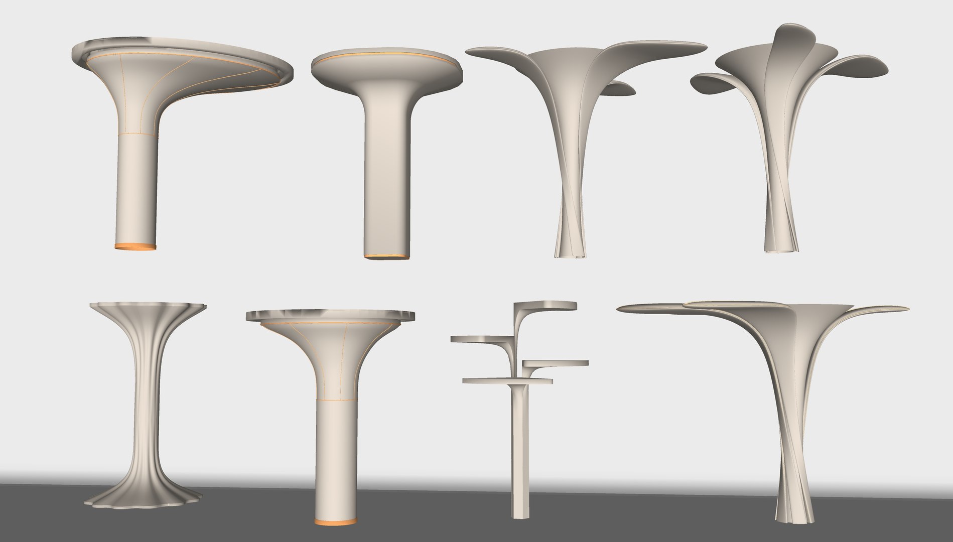 Decorative Columns Column Designs Creative Columns Interior Columns 3D ...