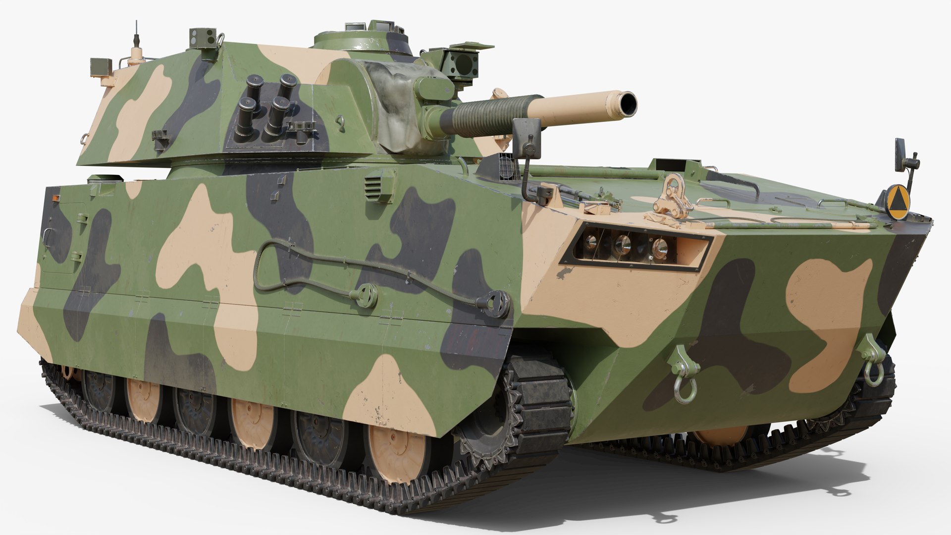 3D M120G Rak Self-Propelled Mortar Model - TurboSquid 1808850