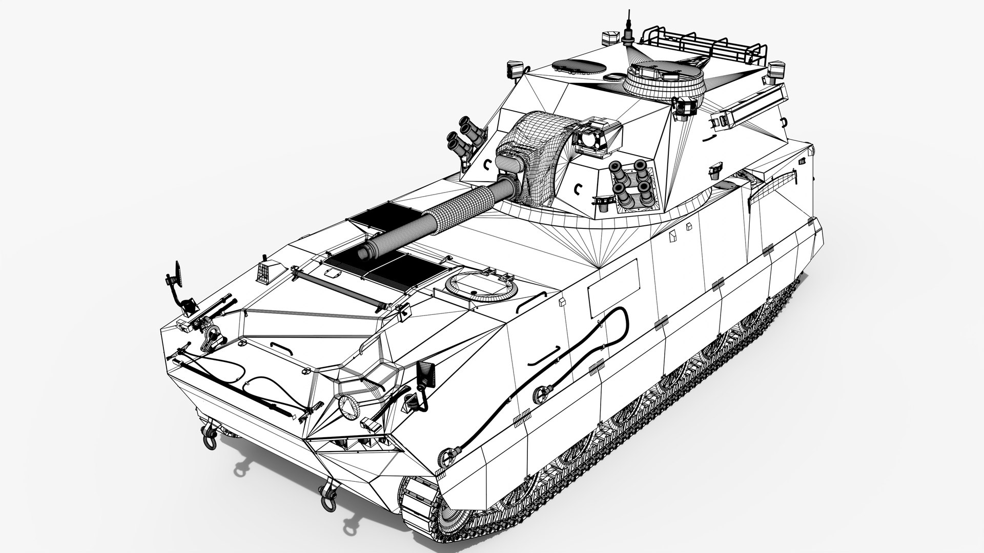 3D M120G Rak Self-Propelled Mortar Model - TurboSquid 1808850