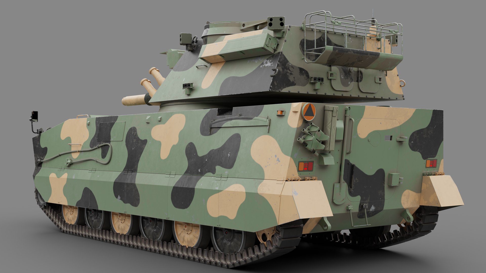 3D M120G Rak Self-Propelled Mortar Model - TurboSquid 1808850