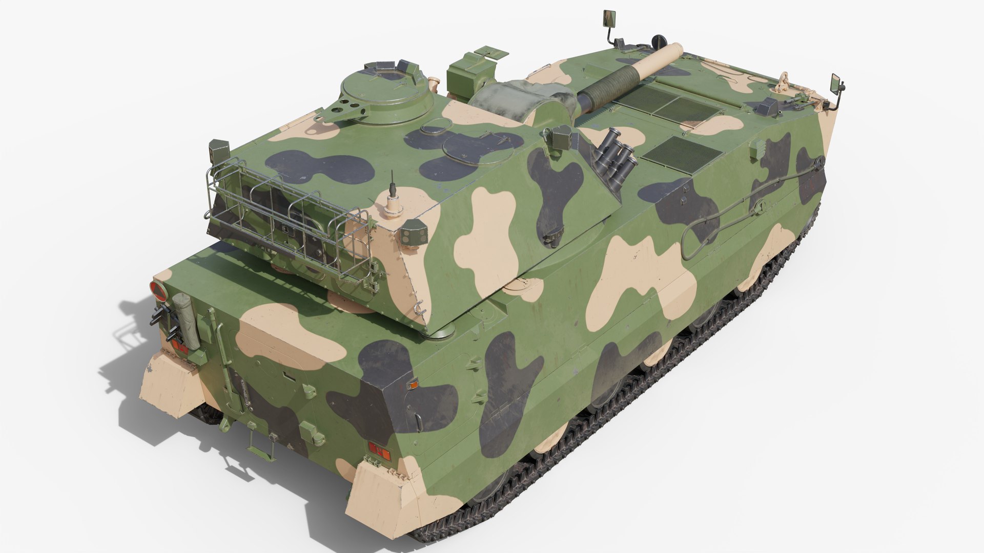 3D M120G Rak Self-Propelled Mortar Model - TurboSquid 1808850