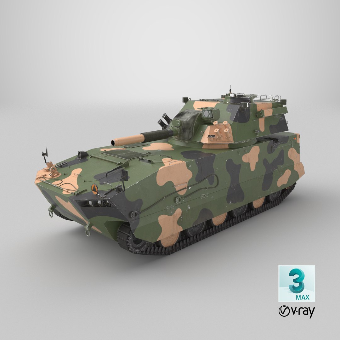 3D M120G Rak Self-Propelled Mortar Model - TurboSquid 1808850