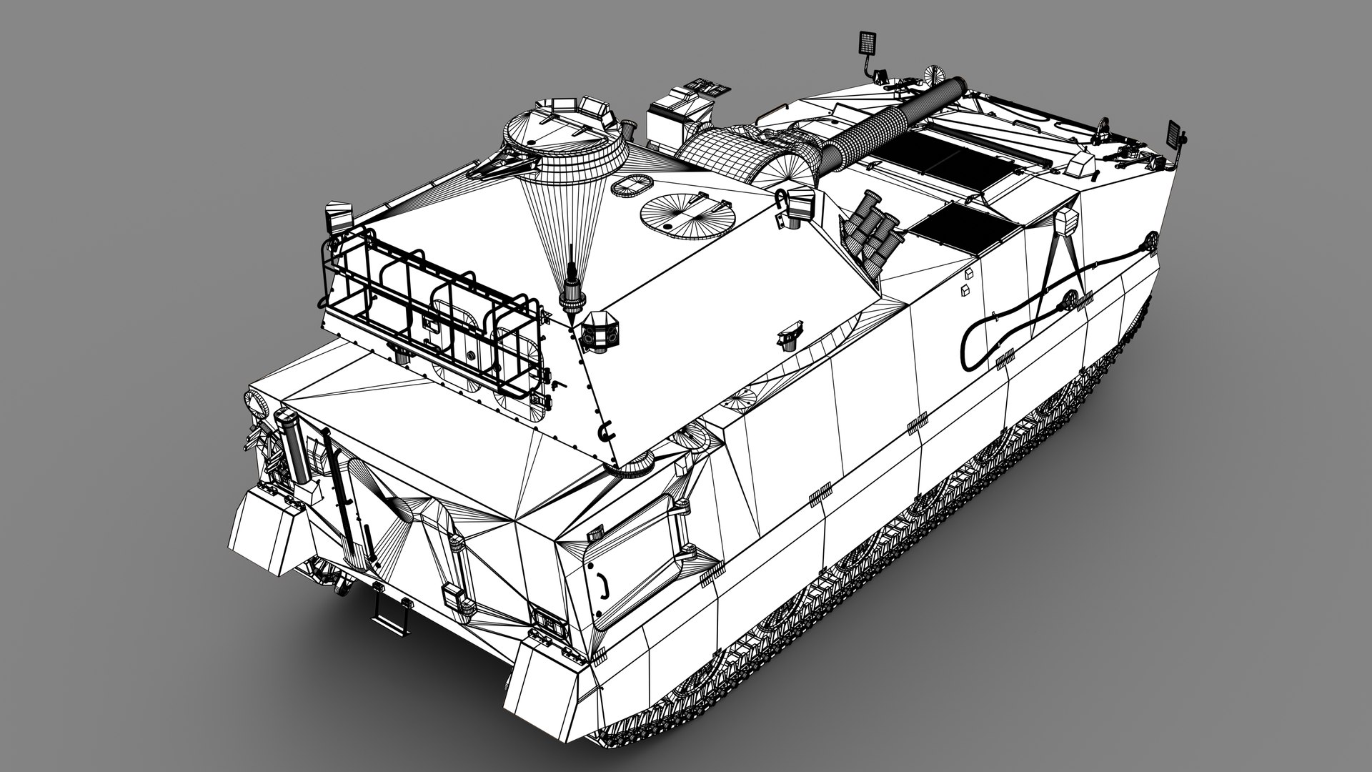 3D M120G Rak Self-Propelled Mortar Model - TurboSquid 1808850