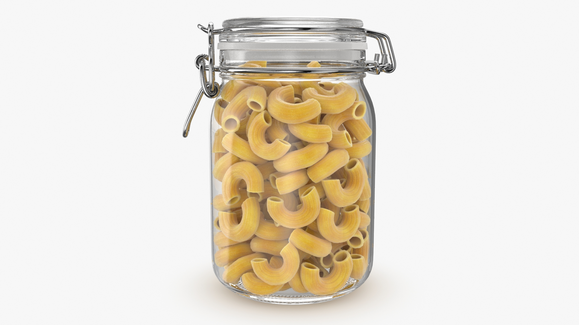 3D Elbow Macaroni Jar Model - TurboSquid 2218631